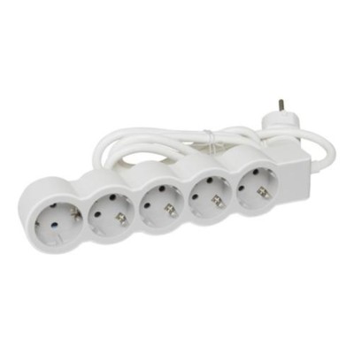 Multi-outlet 5 socket outlets cable 1.5m and 1.5mm² section for sale
