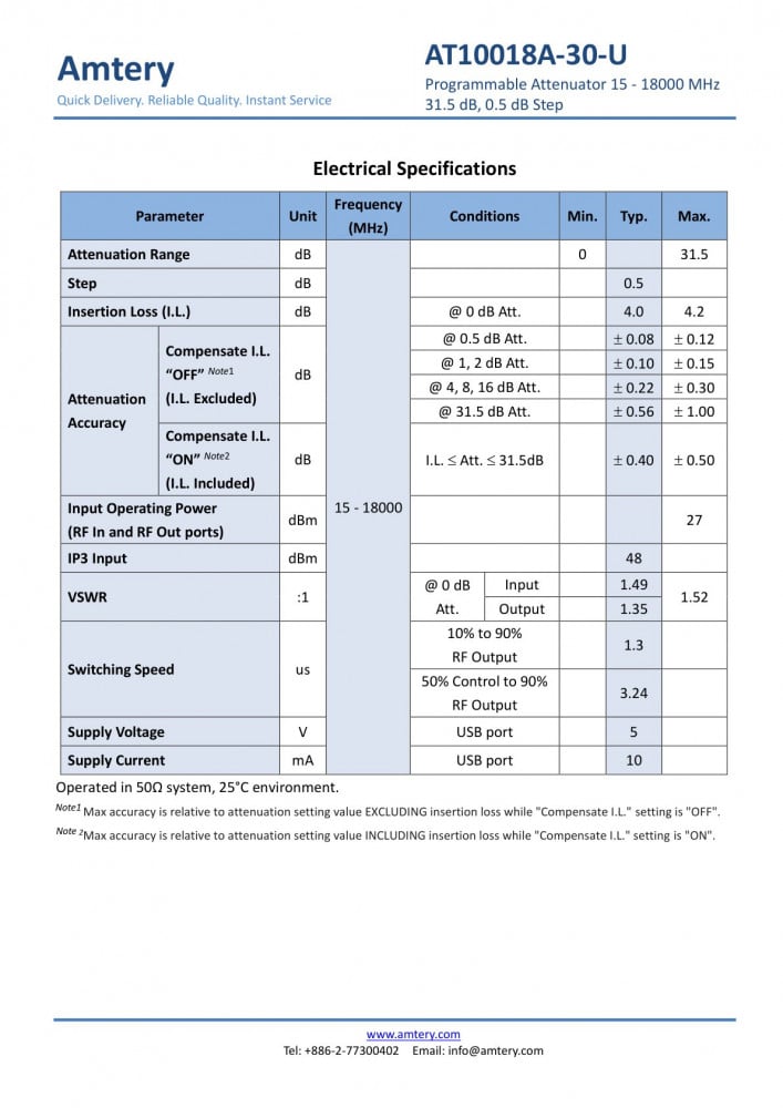 AT10018A-30-U datasheet page 2