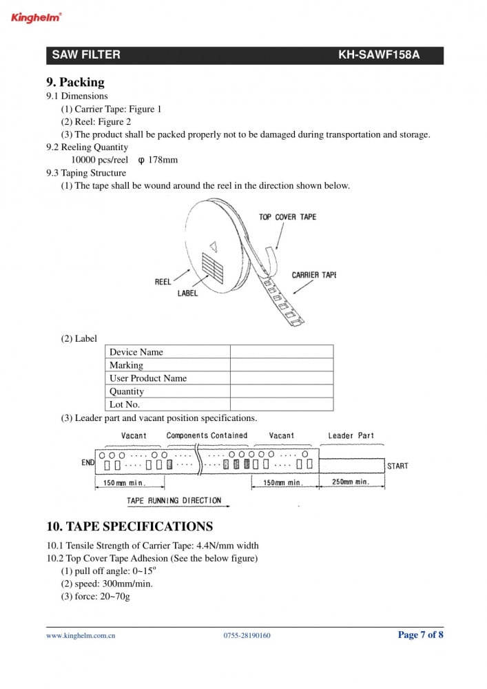KH-SAWF158A specification page 7
