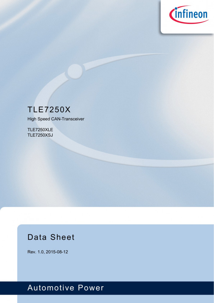 TLE7250XSJ datasheet page 1