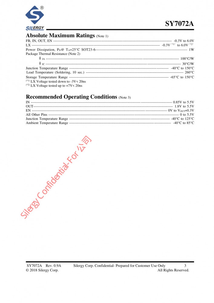 SY7072AABC datasheet page 3