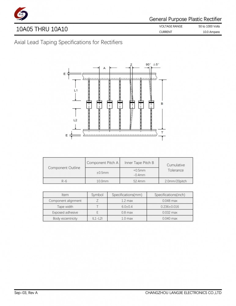 LangJie 10A4 datasheet page 3