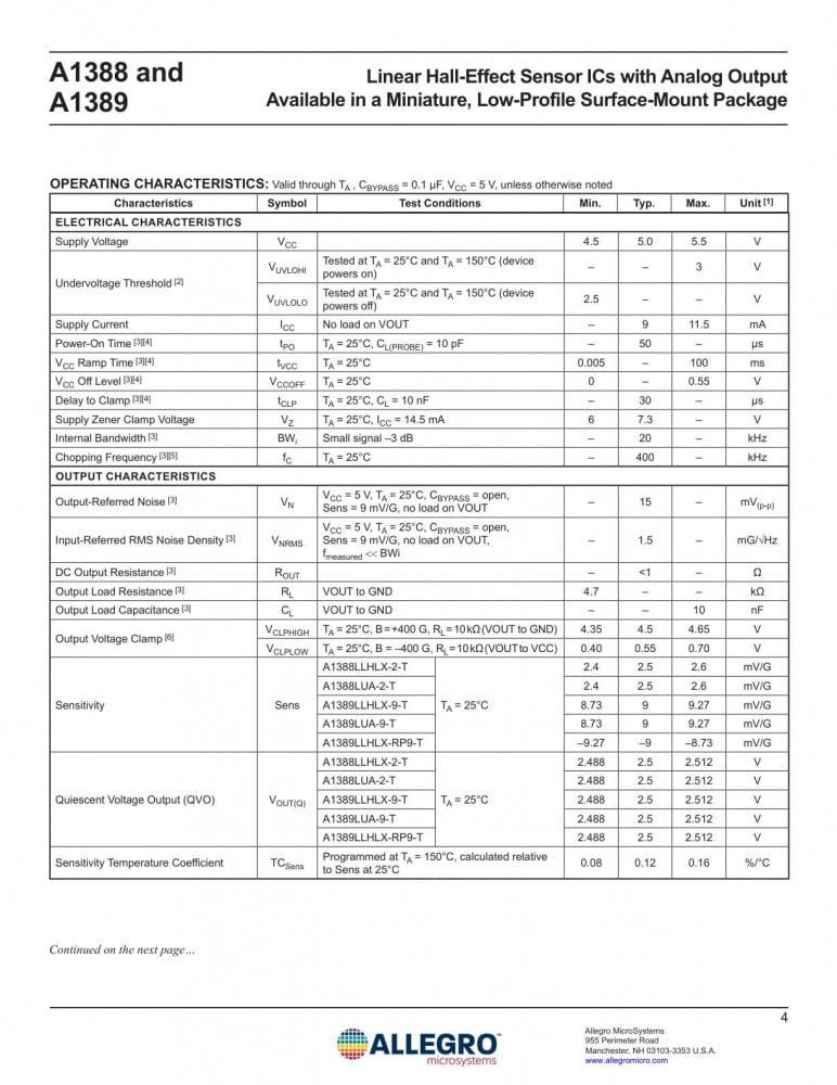 A1388LUA-2-T datasheet page 4