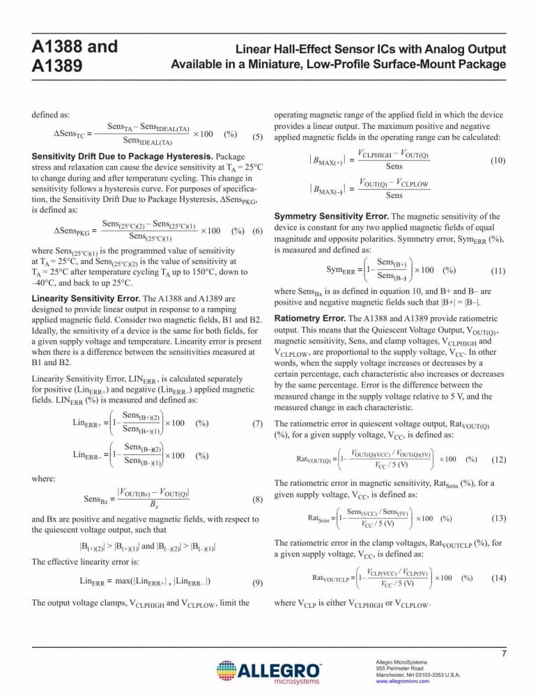 A1388LUA-2-T datasheet page 7