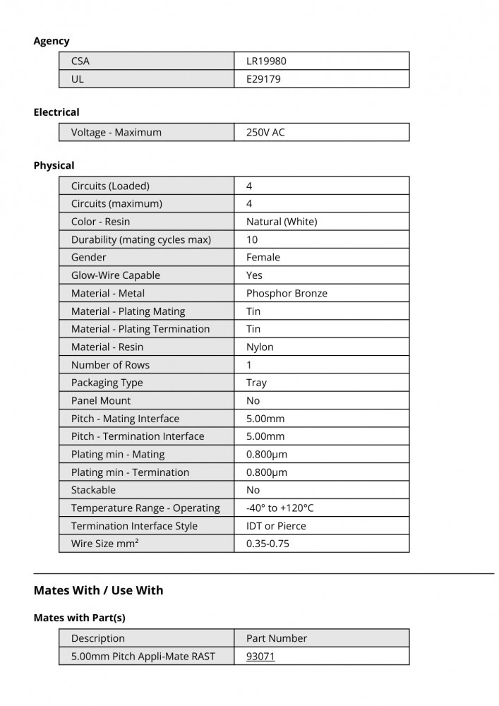 MOLEX 916272008 technical document image, page 3