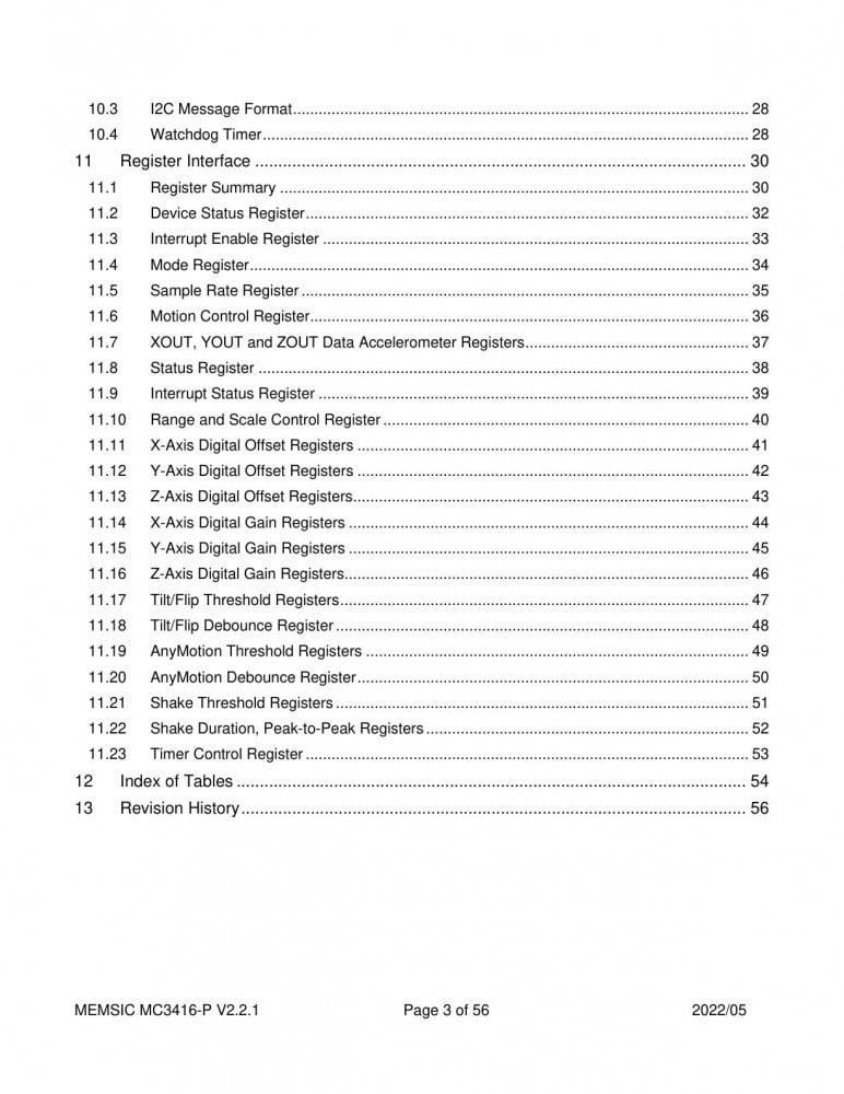 MC3416-P datasheet page 3