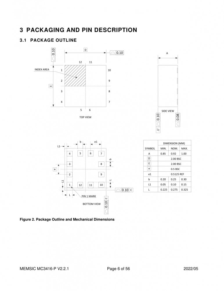 MC3416-P datasheet page 6