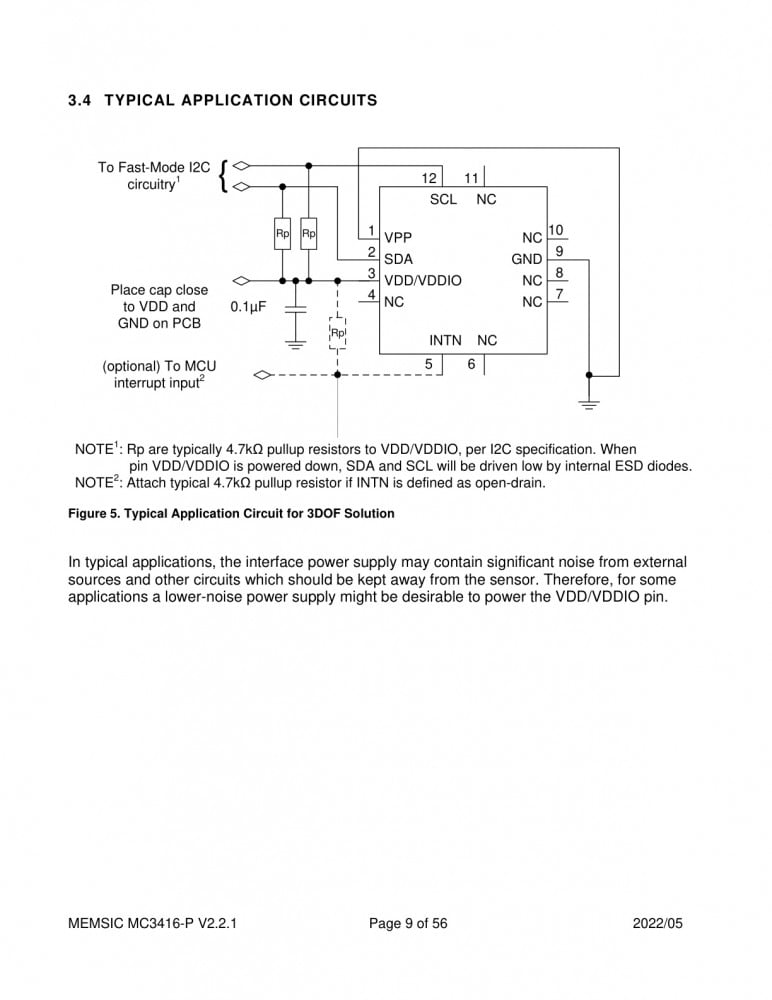 MC3416-P datasheet page 9