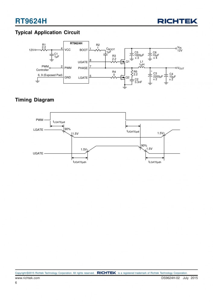 RT9624H datasheet page 6