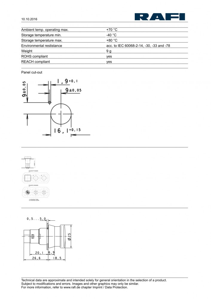 LUMOTAST 25 product documentation page 2