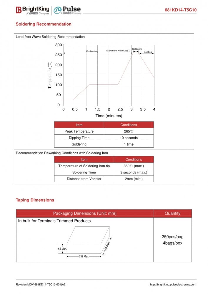 681KD14-T5C10 datasheet page 6