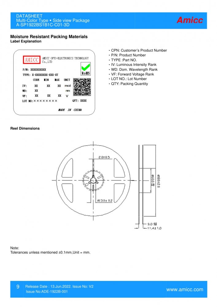 A-SP1922BS1B1C-C01-3D datasheet page 9