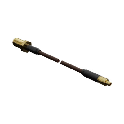 MMCX Straight Plug to SMA Straight Bulkhead Jack on RG-316 Cable, 457.20mm Length, 50 Ohms for sale