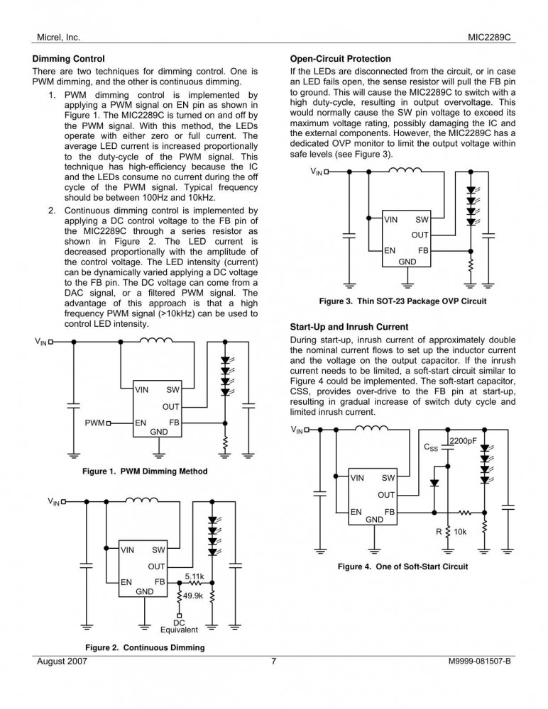 MIC2289C datasheet page 7