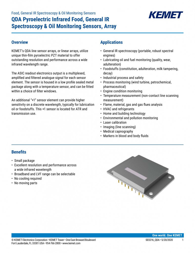 KEMET QDA documentation page 1