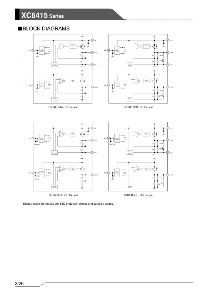 XC6415 datasheet page 2