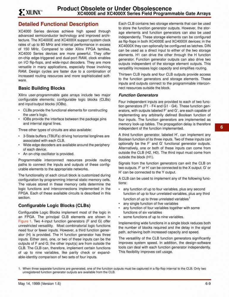 XC4000XL datasheet page 5