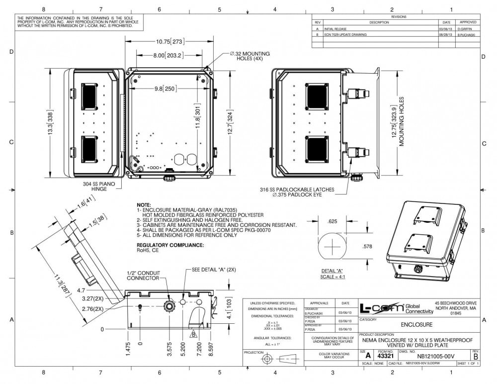 NB121005-00V technical document page