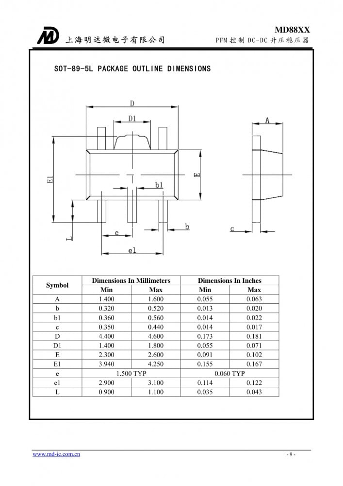 MD8833 datasheet page 9