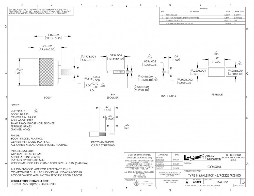 L-com BAC536 technical document preview