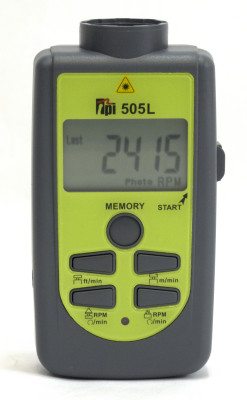 The 505L is a combination photo and contact tachometer that also measures surface speeds of belts and wheels. for sale