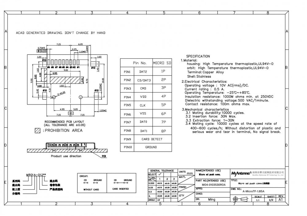 MyAntenna A-MicroTF-1.85A technical drawing page 2