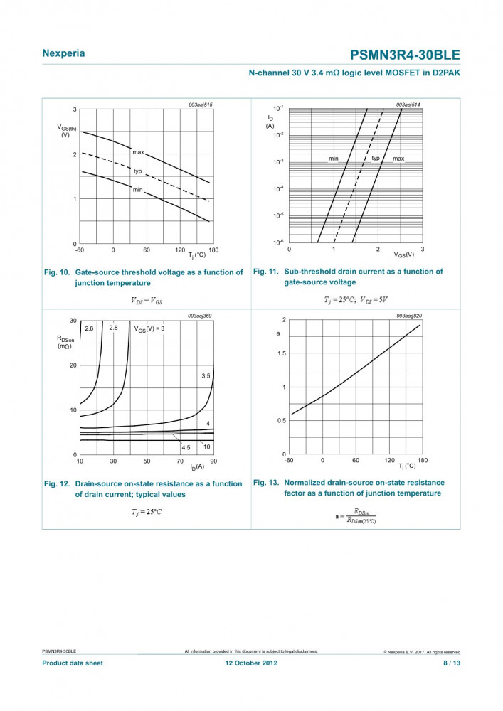 PSMN3R4-30BLE datasheet page 8