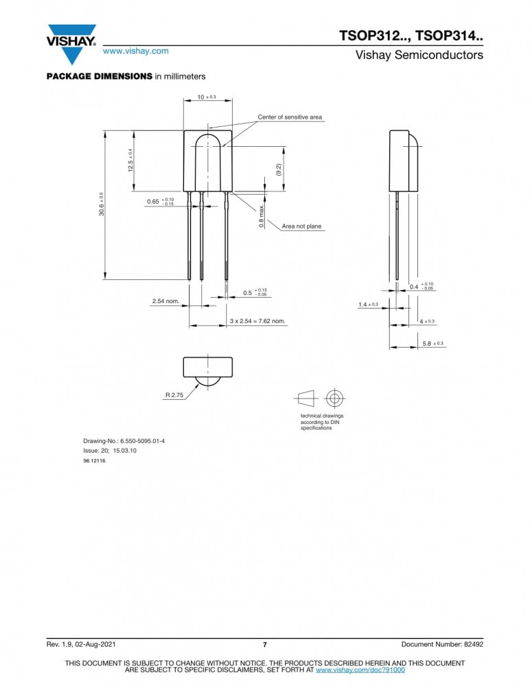 TSOP31233 datasheet page 7