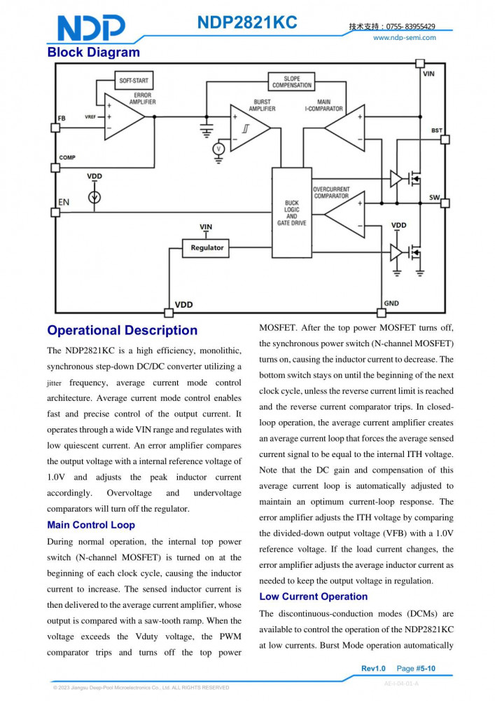 NDP2821KC datasheet page 5