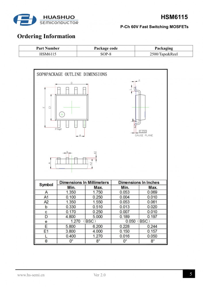 HSM6115 datasheet page 5