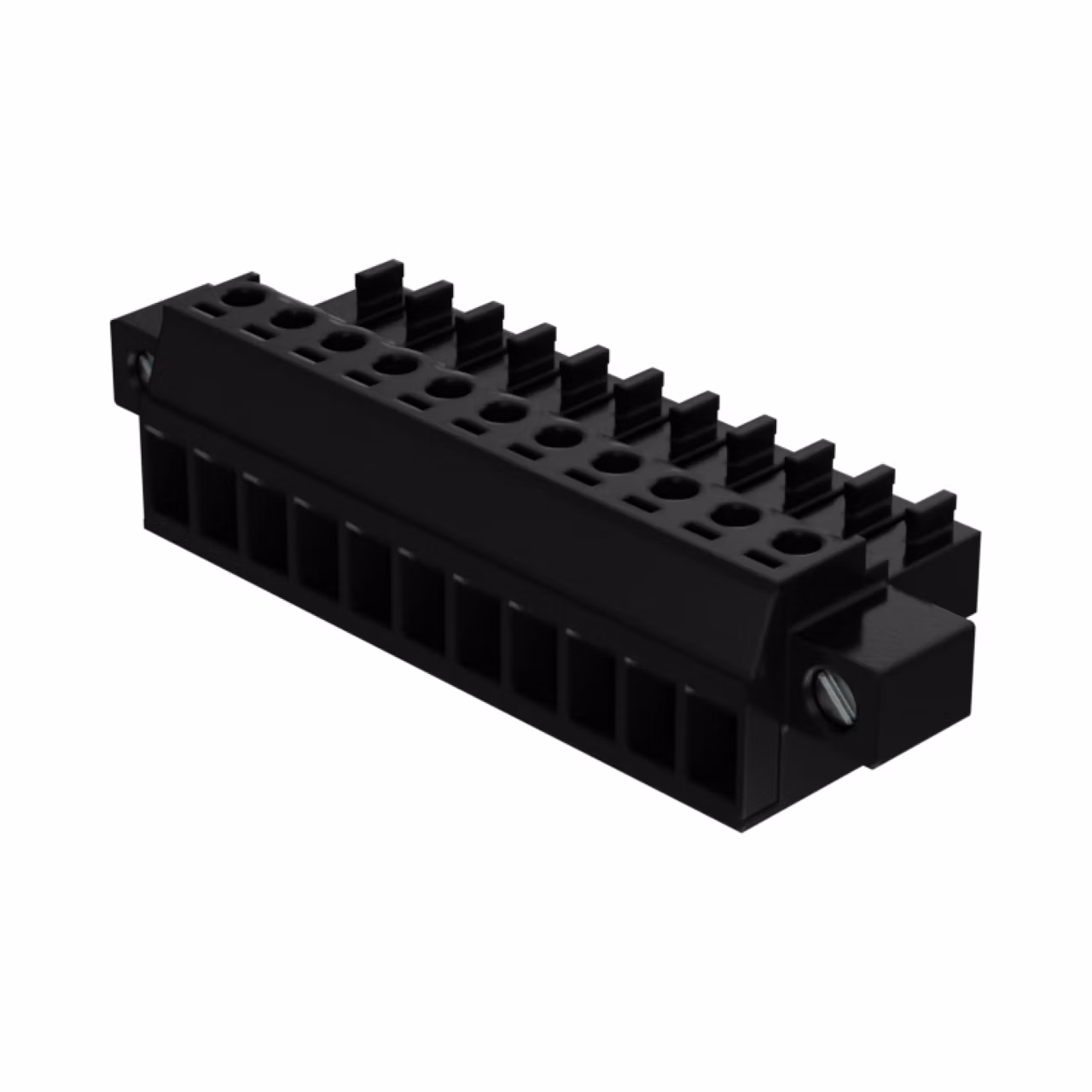 3.50mm Pitch Eurostyle Horizontal Plug, with Retention Screws, 11 Circuits for sale