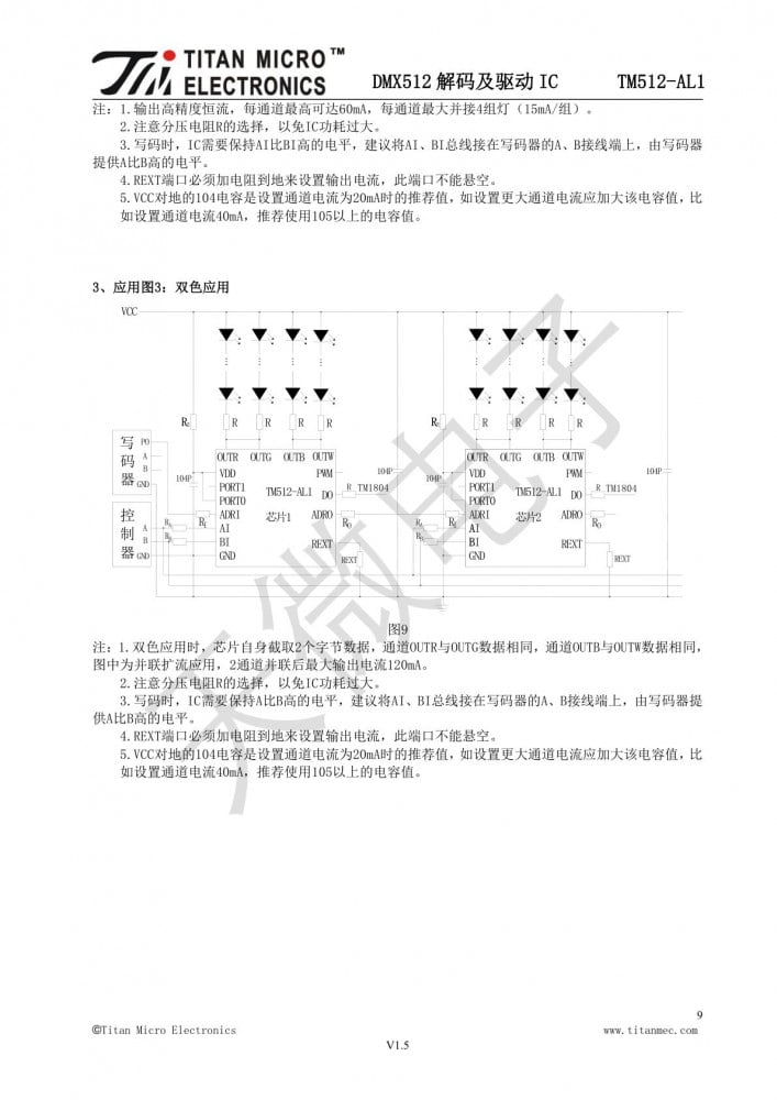 TM512AL1 datasheet page 9
