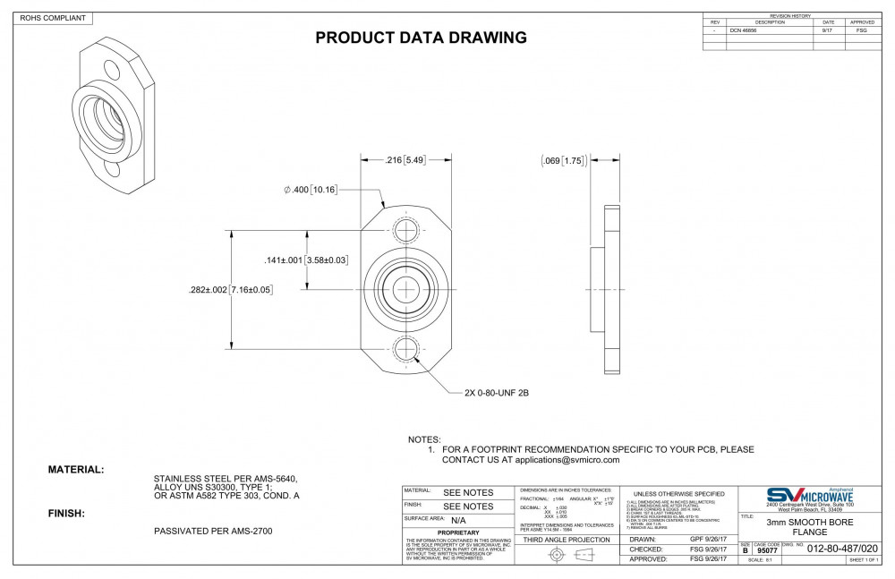 Amphenol 012-80-487/020 product data drawing