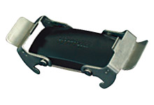 Heavy-Duty Harsh Environment (HE) Cover, Die-cast Aluminum, with 2 Levers, with Gasket, Size 24B «104x27», Black for sale