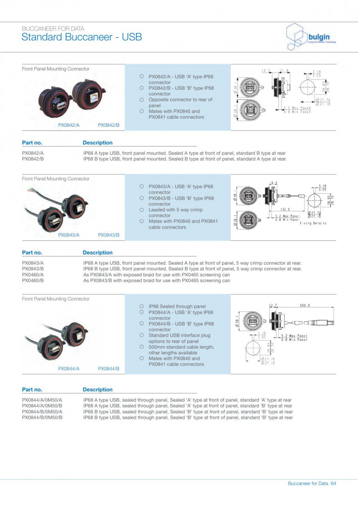 Bulgin PX0848/A technical document page 3