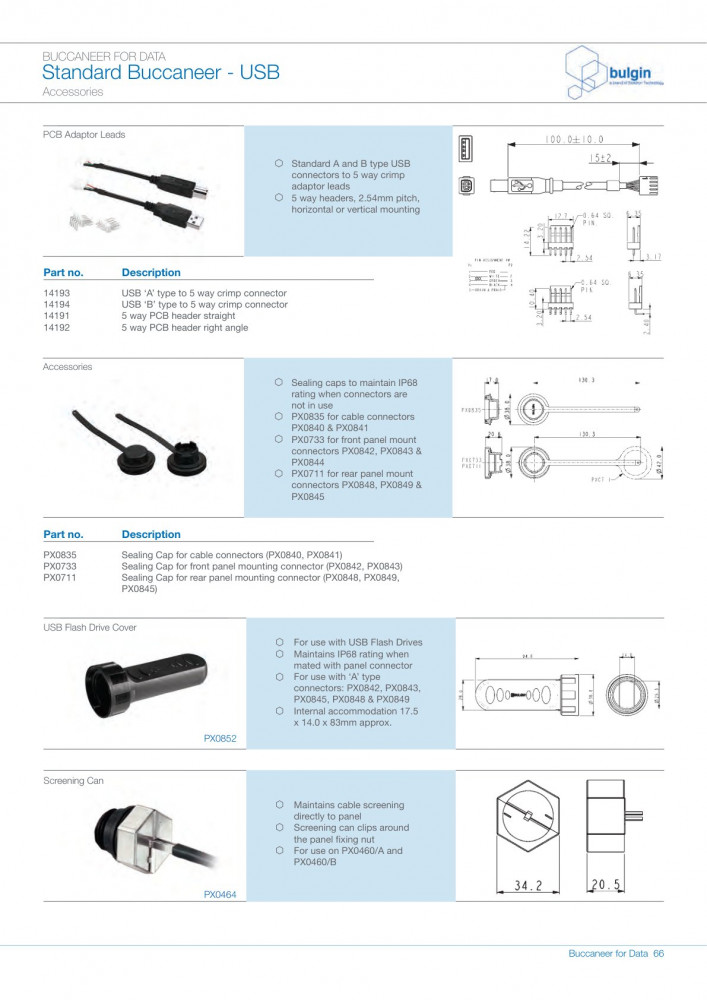 Bulgin PX0848/A technical document page 5