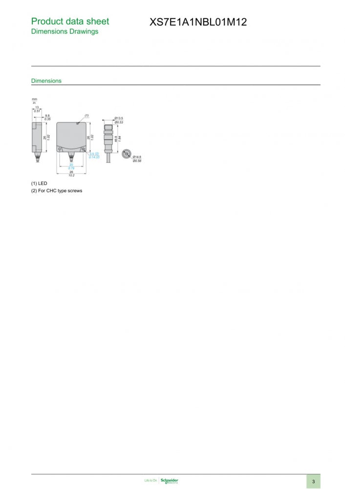 XS7E1A1NBL01M12 technical document page 3