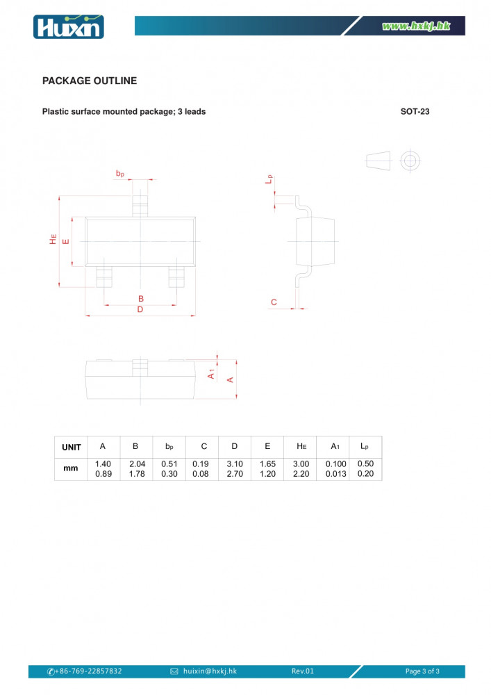 BAS40-06 technical document page 3