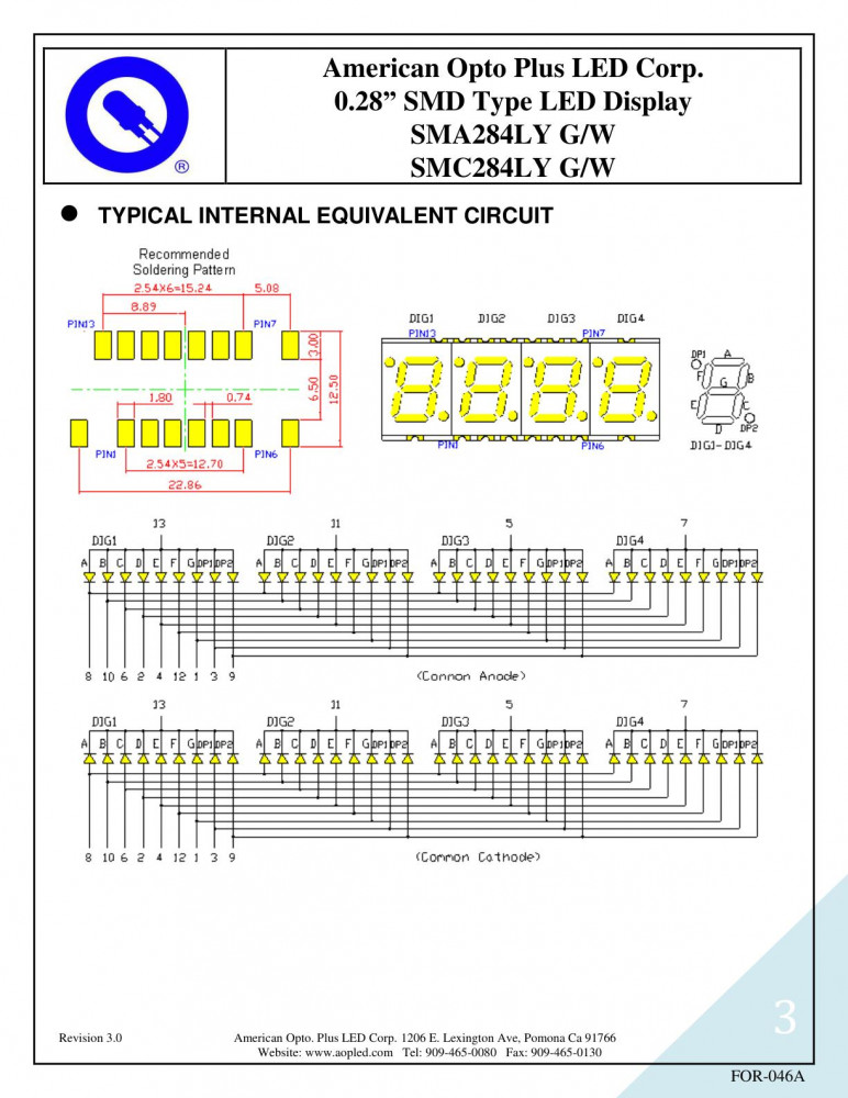 SMA284LY datasheet page 3
