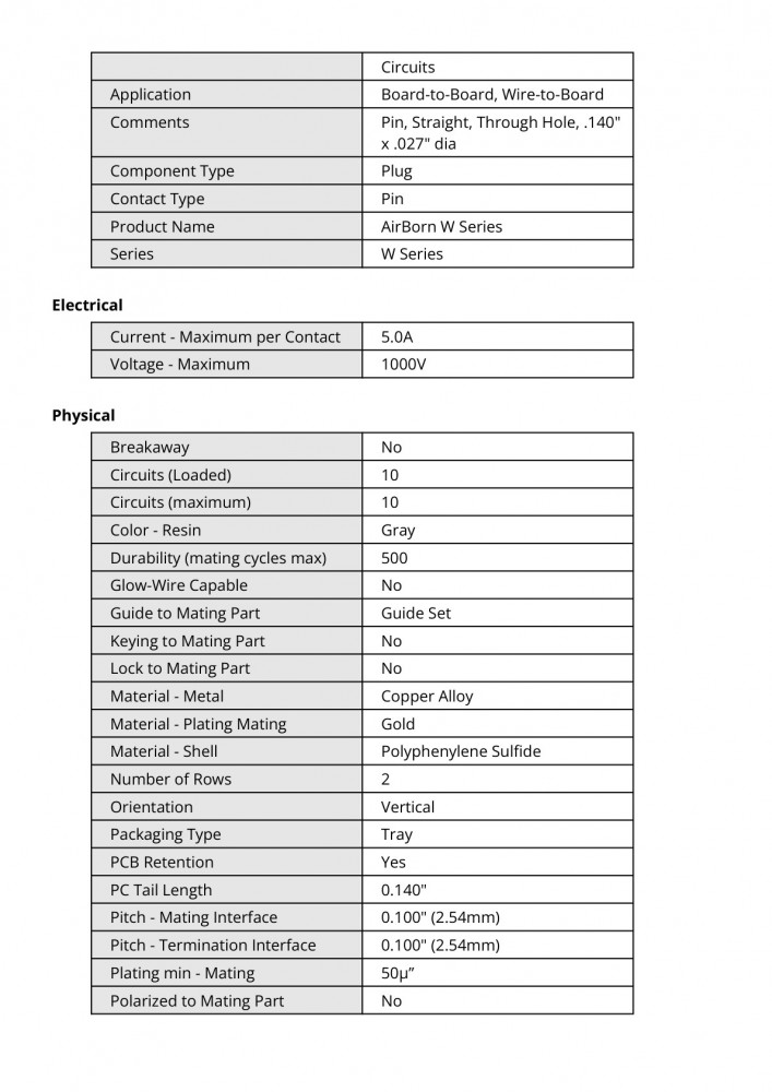 WTBV10PD9SY-D54 technical document image, page 2