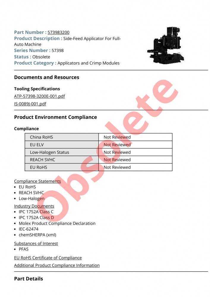 Technical document page image 1 for product 573983200