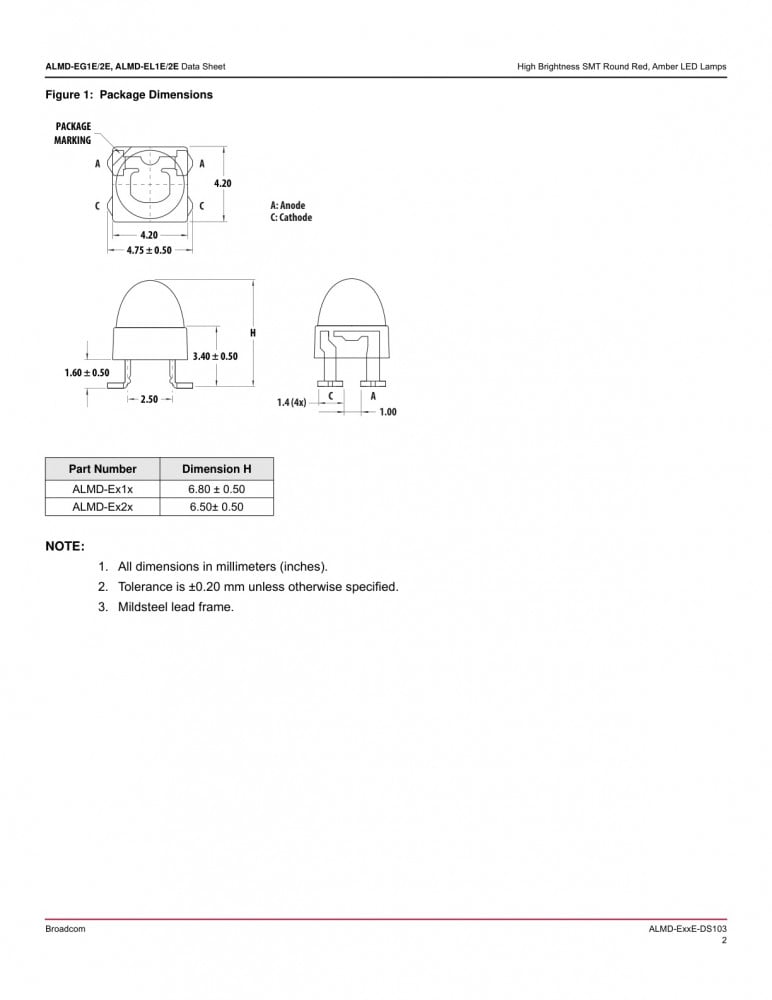 ALMD-EG1E-Z2002 technical document page 2