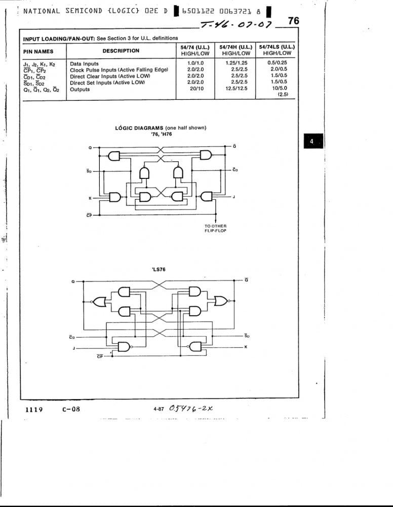 5476/BEA datasheet page 3
