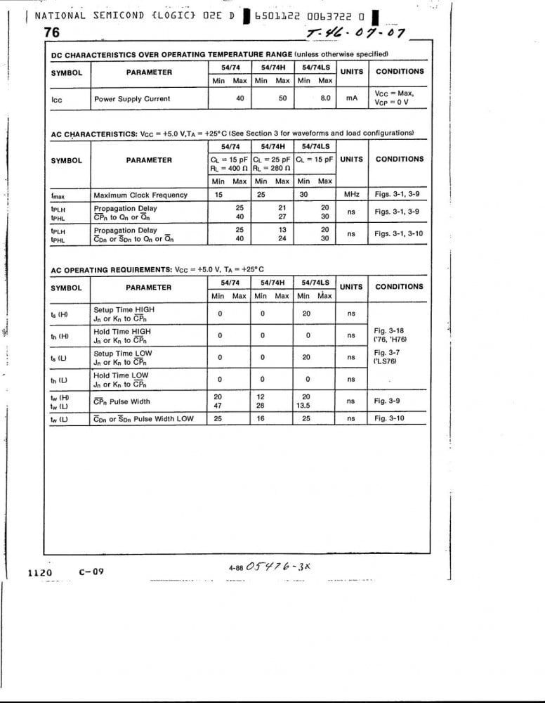 5476/BEA datasheet page 4