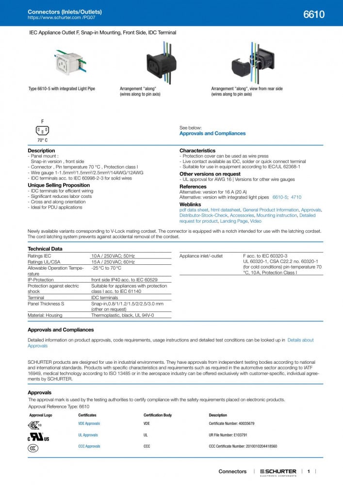 6610.1212 technical document page 1