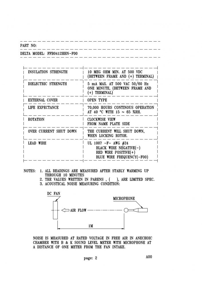 FFB0412HHN-F00 specification page 3