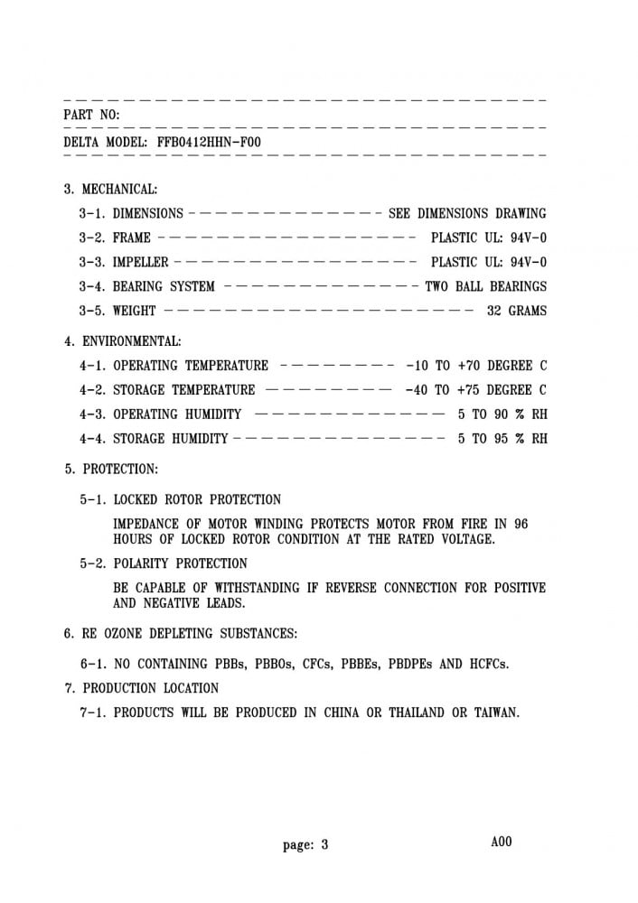 FFB0412HHN-F00 specification page 4