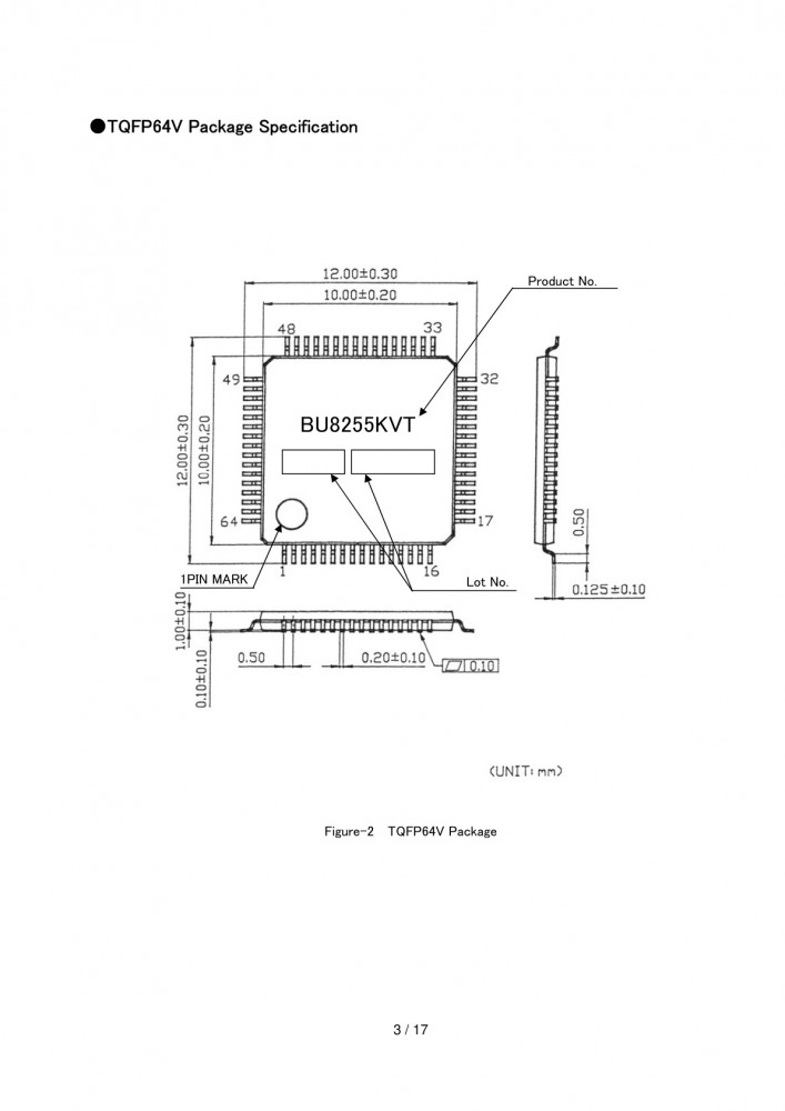 BU8255KVT-E2 datasheet page 3
