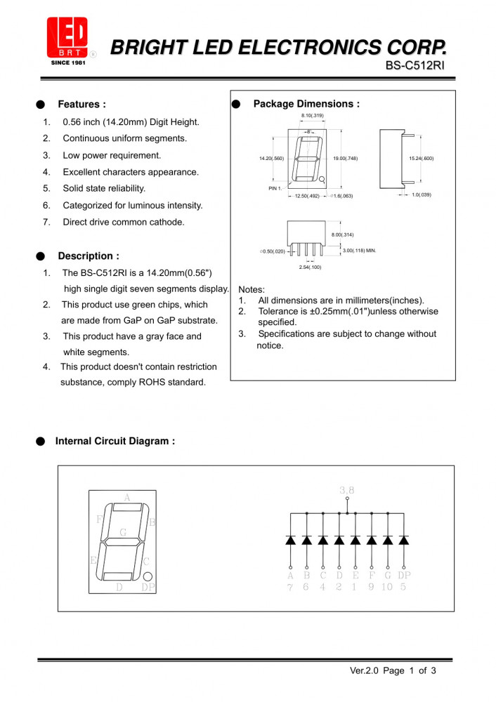 BS-C512RI technical document page 1
