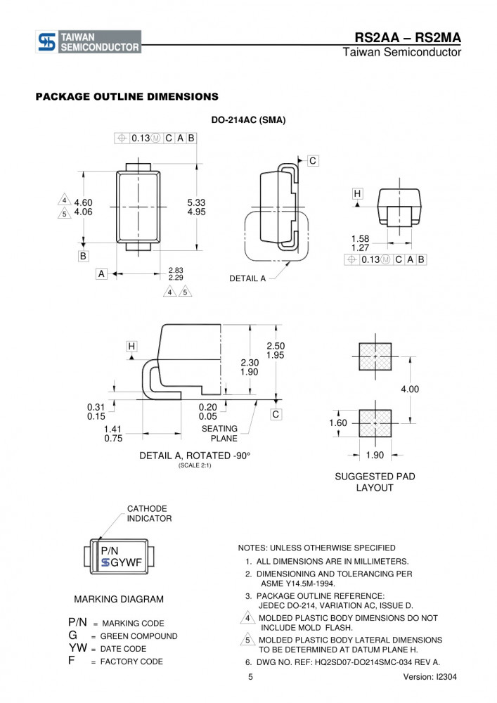 RS2GA datasheet page 5